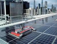 China Photovoltaic cleaning robot equipment that can efficiently clean solar panels for sale