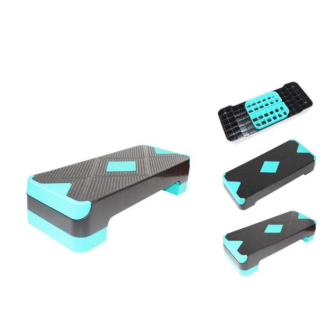 68CM Multifunctional Non Slip Aerobic Stepper 160mm Adjustable For Burpee Jumps 0