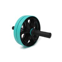 China 28.5CM Double Exercise Ab Wheel Cross Training Ab Roller Exercise Equipment ISO9001 for sale