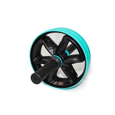 China 28.5CM Double Exercise Ab Wheel Cross Training Ab Roller Exercise Equipment ISO9001 for sale