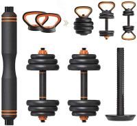 China 15KGS 30KG Adjustable  6 In 1 Dumbbell Weight Set For Beginners Fitness Equipment for sale