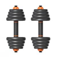 China 15KGS 30KG Adjustable  6 In 1 Dumbbell Weight Set For Beginners Fitness Equipment for sale