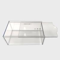 China 21.5cm PMMA Household Storage Bins Extra Large Plastic Storage Containers With Lids For Face Masks for sale