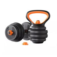 China 17CM Cast Iron Six In One Adjustable Rubber Dumbbell Set 50kg Muscle Relex for sale