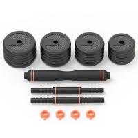 China 50KGS 51cm Cast Iron Dumbbells Set Adjustable Weight 20kg Kettlebells Equipment for sale