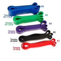 China Latex 2.08m 35lb Heavy Ankle Tube Resistance Bands For Arms Legs Training for sale