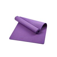 China 183cm TPE Yoga Workout Mats Suede Printed Eco Friendly 10mm Gym Mat Pilates for sale