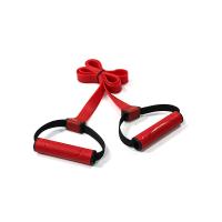 China 12cm TPE Exercise Tubing With Handles Workouts Resistance Tube For Gym Strength Training for sale