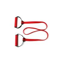 China 12cm TPE Exercise Tubing With Handles Workouts Resistance Tube For Gym Strength Training for sale