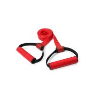 China 12cm TPE Exercise Tubing With Handles Workouts Resistance Tube For Gym Strength Training for sale