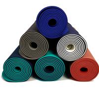 China 10MM 0.61M Workout Exercise Mat Thick Non Slip For Women Latex Free TPE Suede for sale
