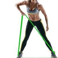China 600MM 15LB 1.1MM Resistance Band And Tube Elastic Chest Expander Resistance Tube for sale