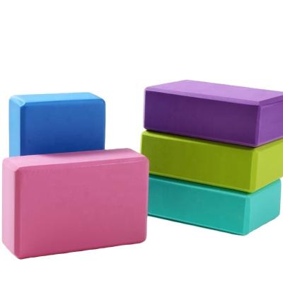 China 80mm L230MM Blue Large Foam Yoga Blocks Recycled Eco Core Training for sale