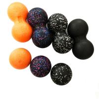 China 16 X 24cm Mini EPP Foam Massage Balls Peanut Roller For Back Black for sale