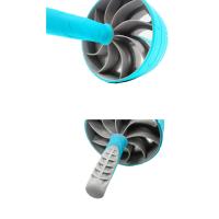 China 14in Exercise AB Wheel Roller Exercise Equipment Nonslip Handles In Office for sale