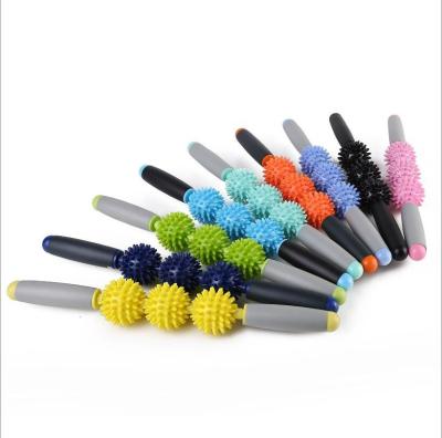 China 42CM 16.5 Inches Flexible Muscle Back Massage Roller Stick Core Flexibility for sale