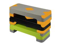 China W28CM 100mm Aerobic Step Board Training Mobility Risers For Step Platform Gym for sale