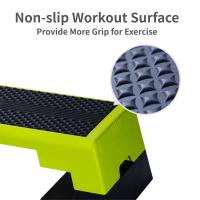 China H25MM 6.8kg TPE Aerobic Step Up Platform Multifunctional Aerobic Deck For Home Gym for sale