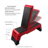 China 1125MM Anti Skid 3 Level Adjustable Exercise Step Platform 35CM for sale