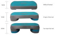 China 85CM 8.2in 3 Riser Step Up Aerobic Exercise Step Platforms Daily Exercise for sale