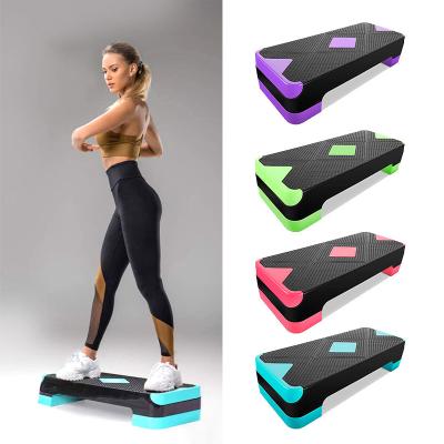 China 11in 68cm Pink Aerobic Step Deck High Step Aerobic Platform Burn Calories for sale