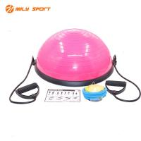 China 58cm Yoga ABS Balance Training Equipments Anti Burst Massage Blue Exercise Half Ball for sale