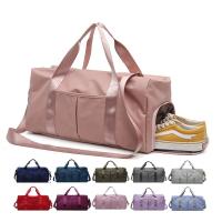 China 49CM 25cm Nylon Heavy Duty Large Gym Bag With Compartments Shoulder Tote for sale