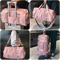 China 49CM 25cm Nylon Heavy Duty Large Gym Bag With Compartments Shoulder Tote for sale