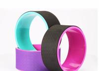 China 15MM Stress Less Yoga Wheel Exercises For Back Pain Homeuse Fitness Routines for sale