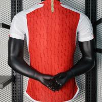 China Permeable Red Football Shirt Durable Polyester Player Edition Jersey for sale