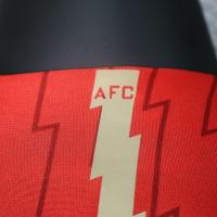 China Permeable Red Football Shirt Durable Polyester Player Edition Jersey for sale