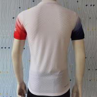 China Polyester 100% Soccer Jacquard Jersey Durable Breathable Player Jersey for sale