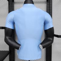 China 100% Polyester Blue Breathable Soccer Team Jersey Durable for sale
