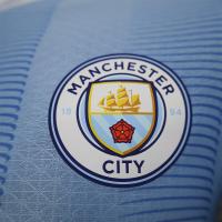 China 100% Polyester Blue Breathable Soccer Team Jersey Durable for sale