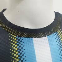 China Permeable Durable Soccer Team Jersey 100% Polyester Fabric Jersey for sale