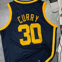 China 30 NBA Curry Black Basketball Jersey 100% Polyester for sale