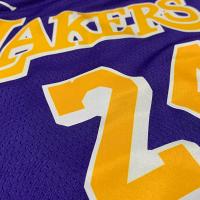 China 24 NBA Team Jerseys Embodied Purple Orange Striped Basketball Jersey Quick Dry for sale