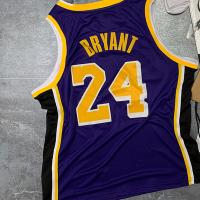 China 24 NBA Team Jerseys Embodied Purple Orange Striped Basketball Jersey Quick Dry for sale