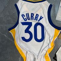 China 30 Curry White Custom Basketball Uniforms Polyester White Basketball Shirt for sale