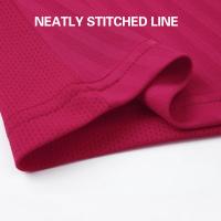 China Breathable Custom Football Jerseys Soft Resist Moisture Wicking Red Football Shirt for sale