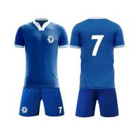 China Number Custom Team Jersey Breathable Moisture Wicking Soft Stretching football fan shirt for sale