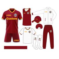 China ODM OEM Red Custom Soccer Training Quick Dry Jersey Team Jersey for sale