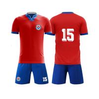 China Breathable Custom Team Jersey  Durable Moisture Wicking Football Team Jersey for sale