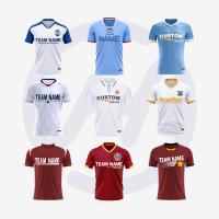 China Moisture Soccer Player Shirt Wicking Breathable Custom Team Uniform for sale