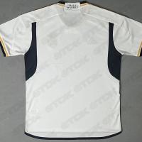 China Fan Polyester White Football Jersey Tear Resistant Striped Football Shirts for sale