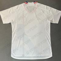 China Tear Resistant 100% Polyester White Fan Soccer Jersey Plain White Football Shirt for sale