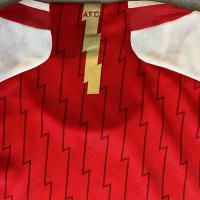 China Long Lasting Football Fan T Shirt Red Football Jersey Polyester Fiber for sale