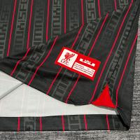 China Edition Black Football Fan Version Jersey Wear Durable 100% Polyester Jersey for sale