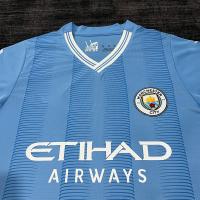 China Blue Twill Football Team Jersey 100% Polyester Fiber Fan Durable for sale