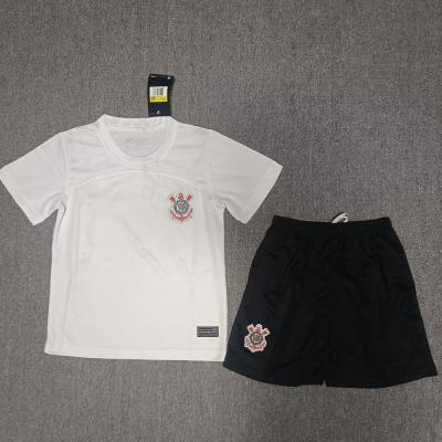 China OEM ODM Kids Soccer Jerseys Custom Name Stripe Twill for sale